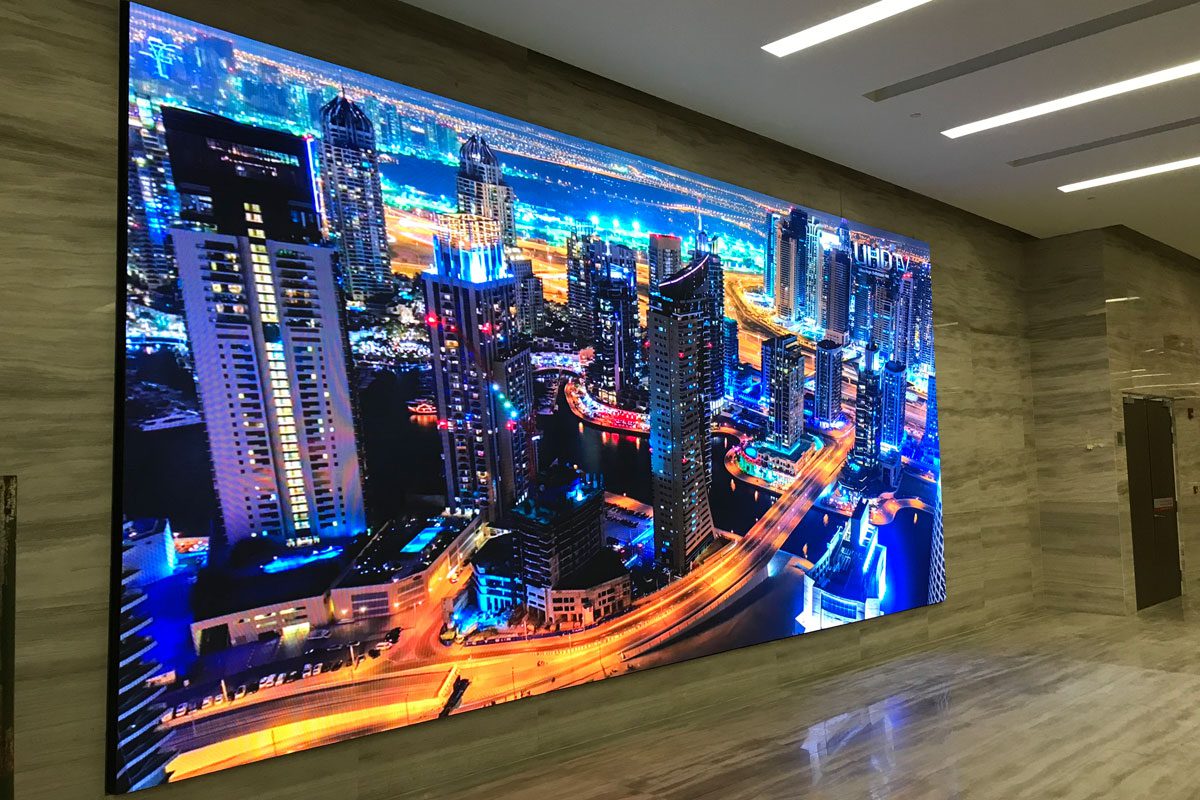 Indoor LED screen in Dubai | Volkanoo led digital screen solution